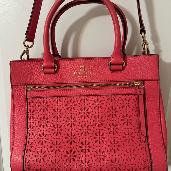 Kate Spade Bags Kate Spade Hot Pink Leather Bag Poshmark